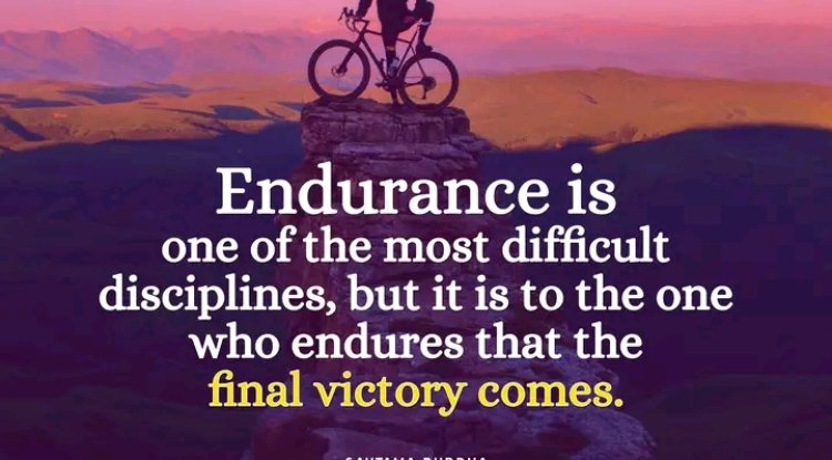 10 ENDURANCE QUOTES TO HELP YOU PUSH THROUGH - Let's Share What We Know